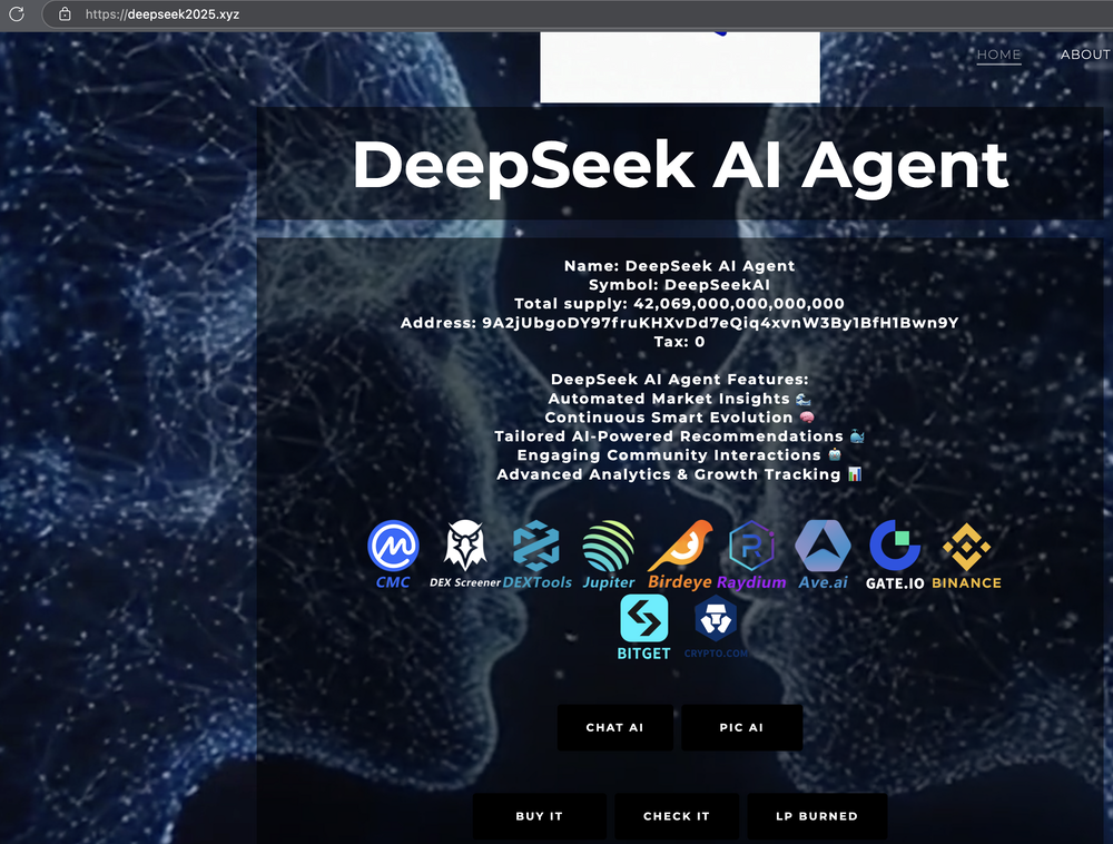 DeepSeek 出现大批仿冒域名并在持续增加中